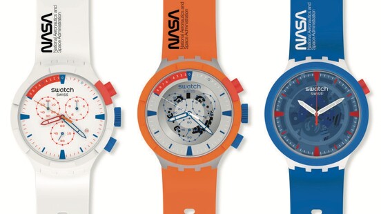 Swatch X NASA太空腕錶系列不搶不行！超大錶徑、太空服橘色、火箭倒數計時全變成設計亮點（附售價） | Marie Claire 美麗佳人