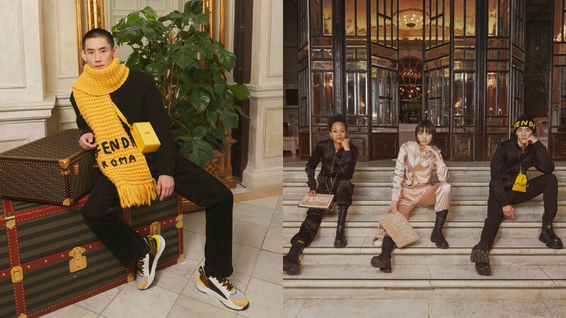 充滿粉＆金＆黑色調的FENDI ROMA Holiday系列正式登場！聯名機能外套更是一大亮點