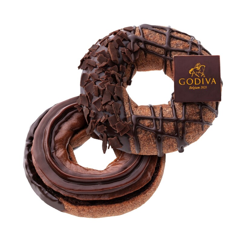 Mister Donut X GODIVA 5款精品甜甜圈一次看！雙層巧克力內餡超濃郁