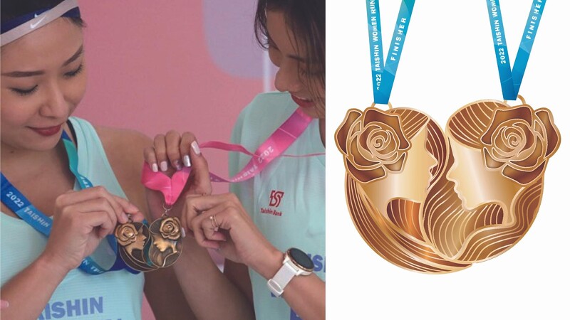 TAISHIN WOMEN RUN台新女子路跑春季盛大開跑！高雄、台北雙獎牌組合巧思超值得收藏