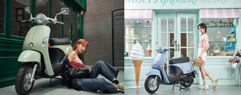 不同個性的女生，當然要騎有自己態度的車！推出就引領潮流的KYMCO iMany，輕巧靈活有設計感，時尚經典魅力滿滿，讓每個女生自由騎乘出自我風格～