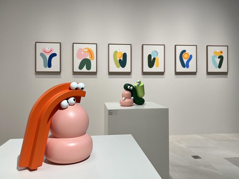 藝術家Lucas Zanotto首次台灣個展，極簡又可愛的創作太療癒！還有獨家超Q貼拍機就在NOKE忠泰樂生活！