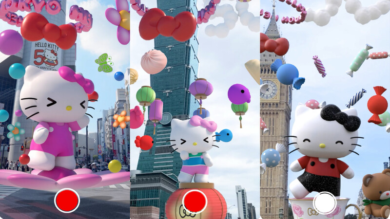 慶祝HELLO KITTY 50歲生日！巨型凱蒂貓出沒全球5城市地標跳舞，台北、東京都看得到