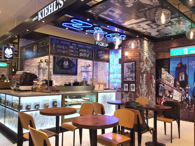 Kiehl’s 全球第一間咖啡廳開在台北！邊逛專櫃還能邊喝咖啡