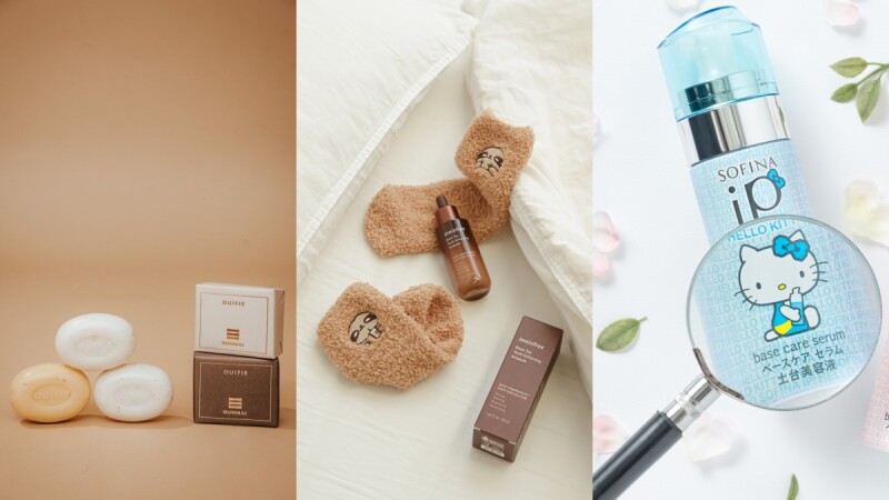 2022療癒保養聯名：OUIFIE、innisfree、SOFINA iP x Hello Kitty