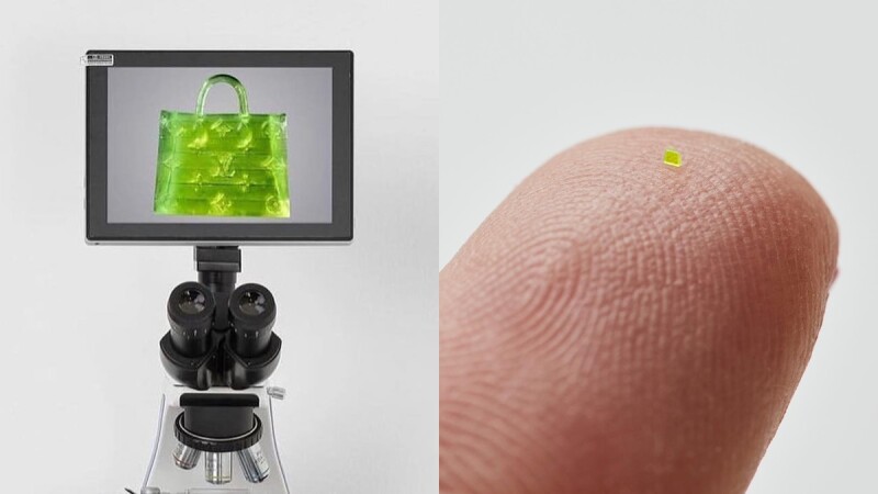 MSCHF新作「微型LV包」拍賣成交價高達200萬元！小到用顯微鏡才看得到